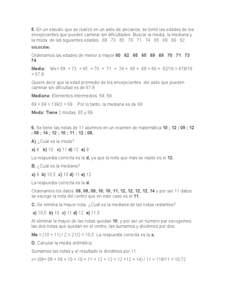 Preguntas Estadisticas 5 | PDF