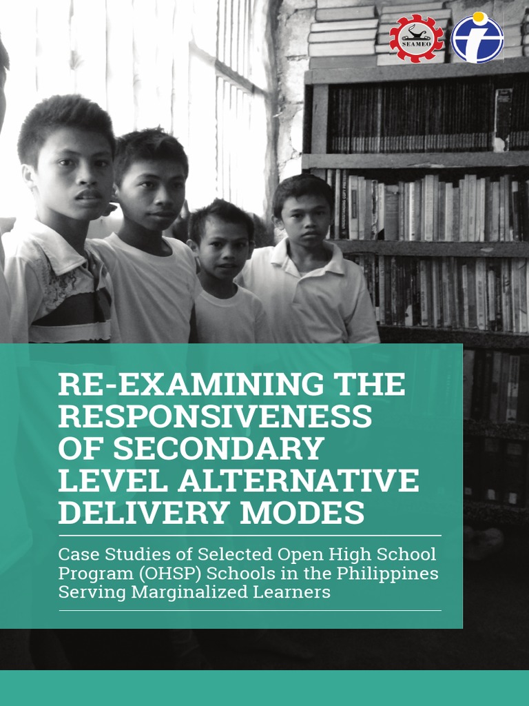 Case Studies of Selected Open High School Programs in The Philippines ...
