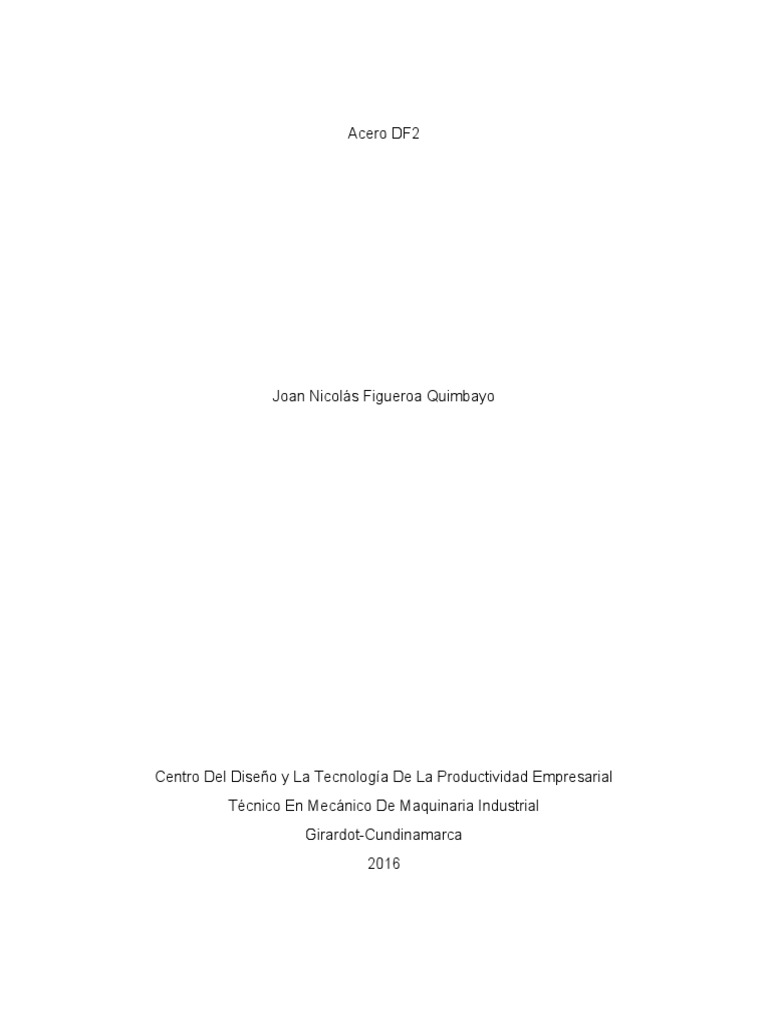 Acero DF2 | PDF