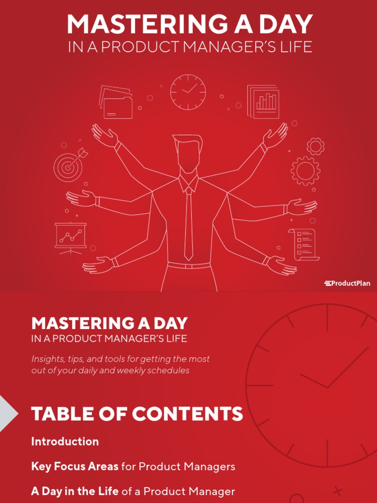 Mastering A Day in A Product Managers Life by ProductPlan | PDF ...