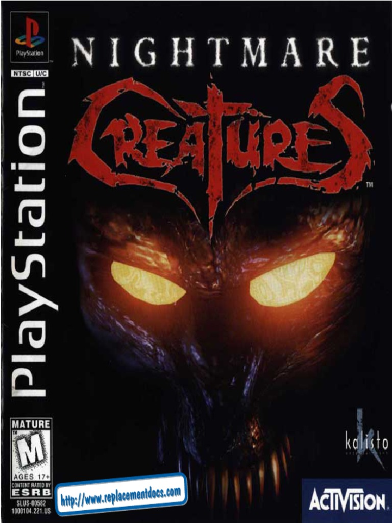 Nightmare Creatures - Manual - PSX | PDF
