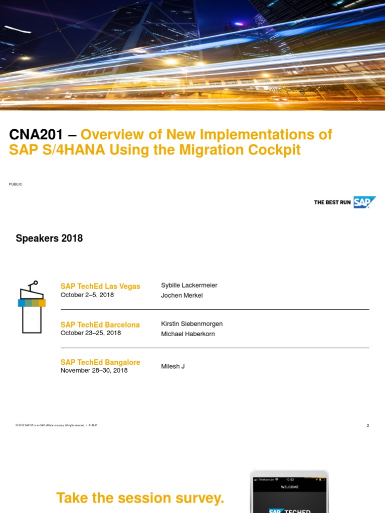 Overview of New Implementations of SAP S/4HANA Using The Migration Cockpit | PDF | Sap Se ...