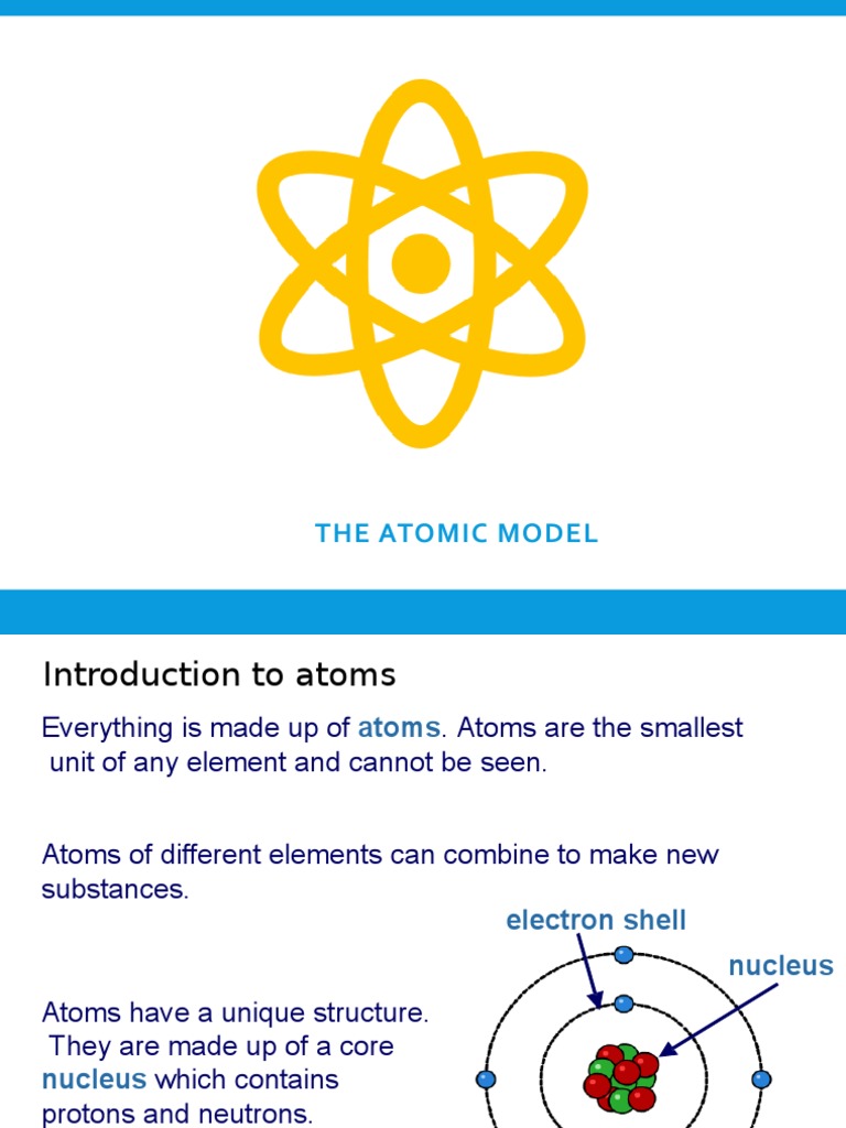 Historical Development of Atomic Models | PDF | Atoms | Atomic Nucleus