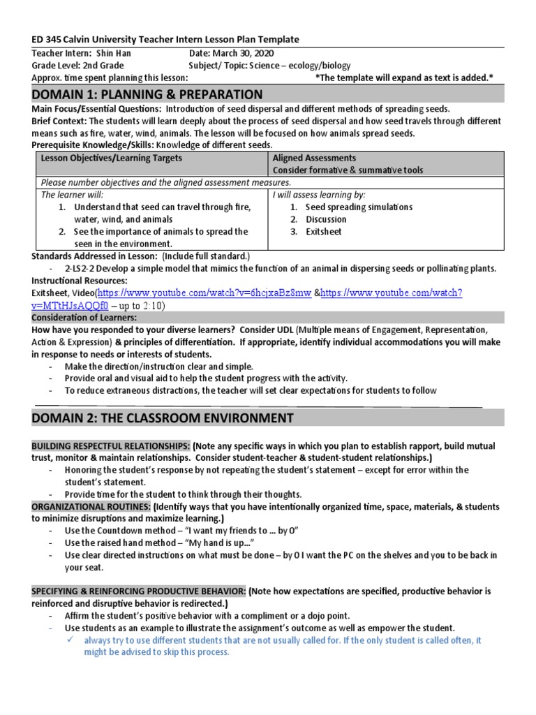 Lesson Plan 6 | PDF | Teachers | Educational Assessment