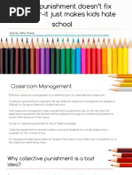 Schools' Use of Punishment and Reinforcement | PDF | Reinforcement ...