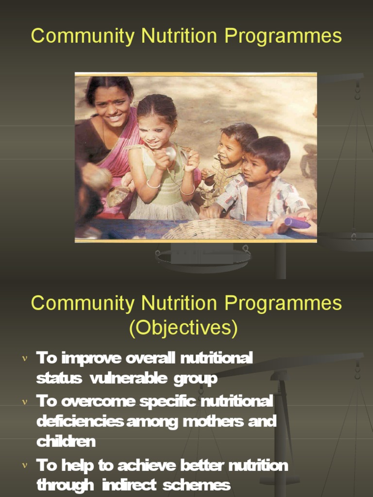 Community Nutrition Programmes | PDF | Salt | Food And Drink