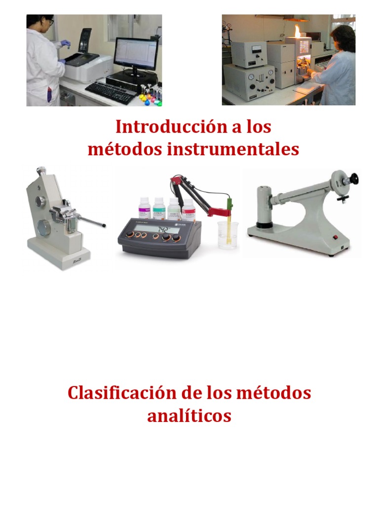 Introducción A Métodos Instrumental | PDF | Química analítica | Mínimos ...