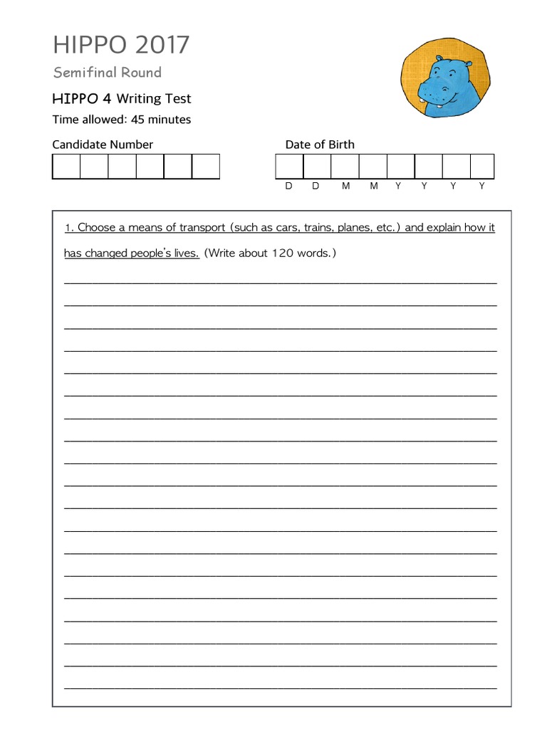 Hippo 4 Writing Final | PDF