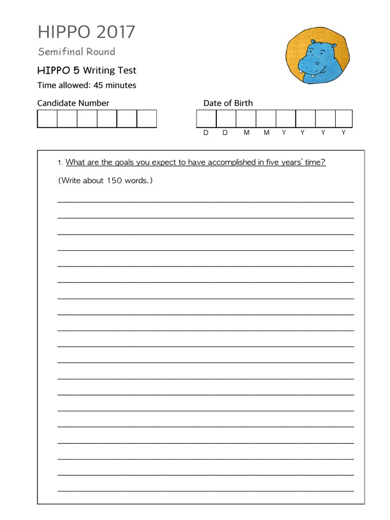 Hippo 5 Writing Final | PDF