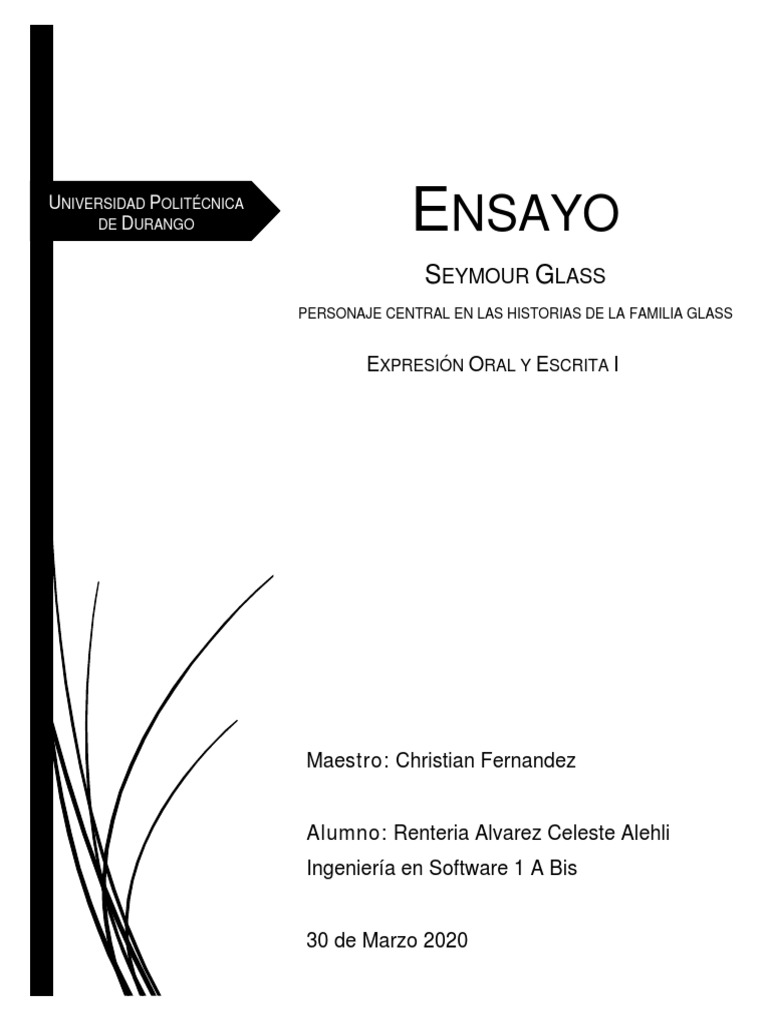 Ensayo Seymour Glass | PDF | Religión y creencia