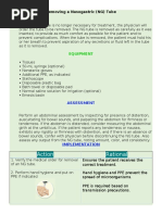 Nasogastric Tube Removal Procedure | PDF