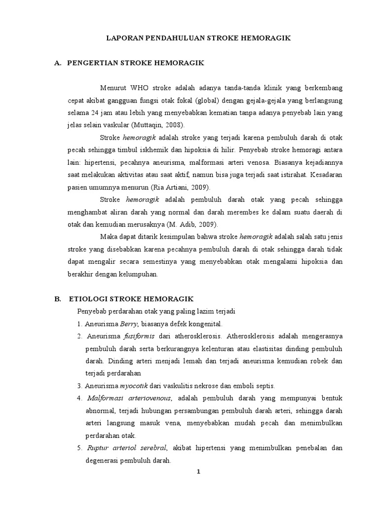 LP CVA Bleeding | PDF
