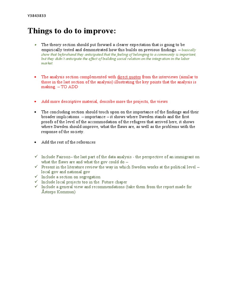 Dissertation Structure Alexandra Oancea 2 | PDF | Social Integration ...