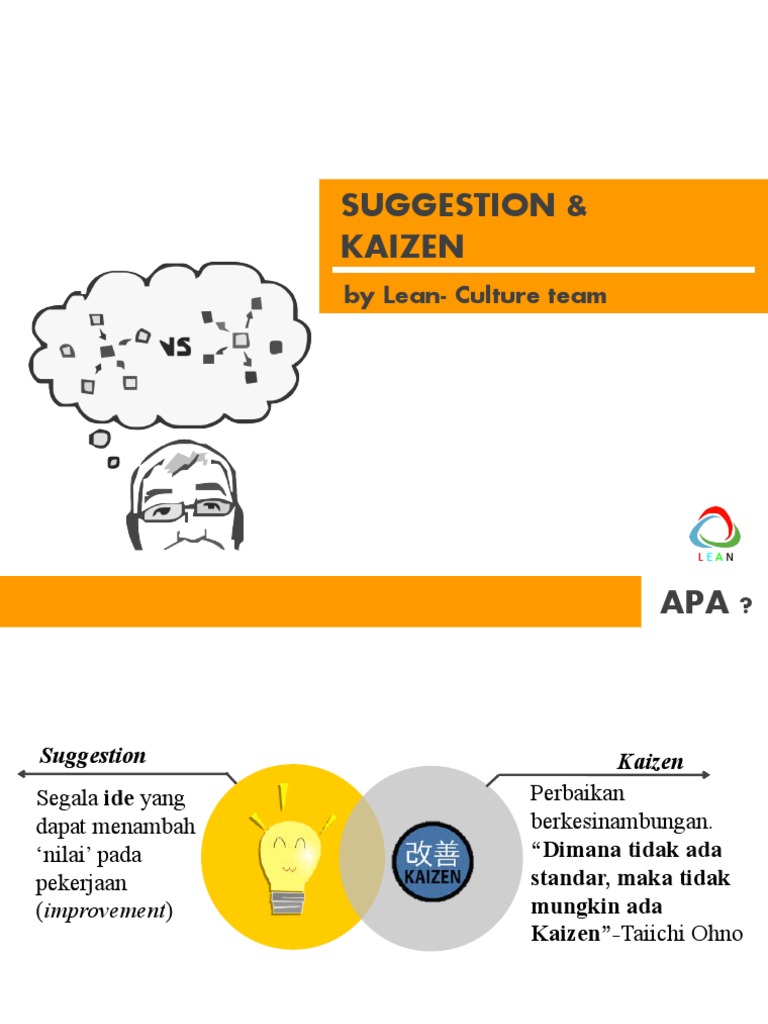 Suggestion Kaizen | PDF