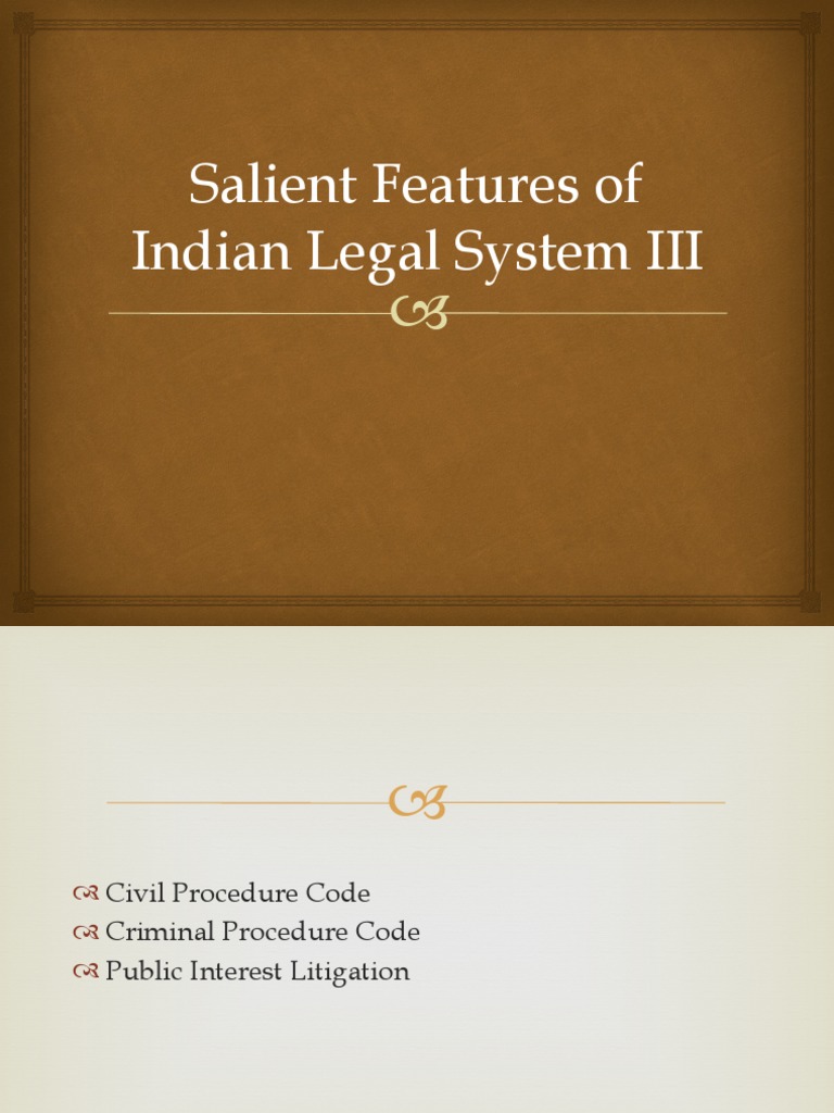 Overview of Indian Legal System Features | PDF | Prosecutor | Lawsuit