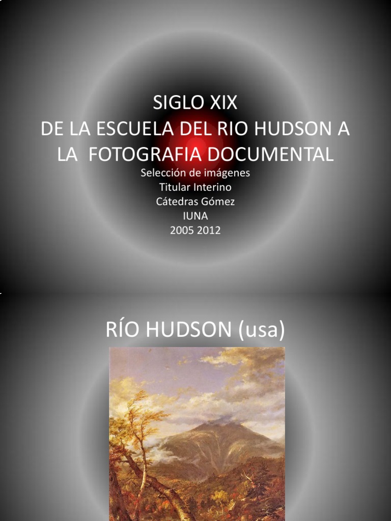 Siglo Xix de La Escuela Del Rio Hudson | PDF