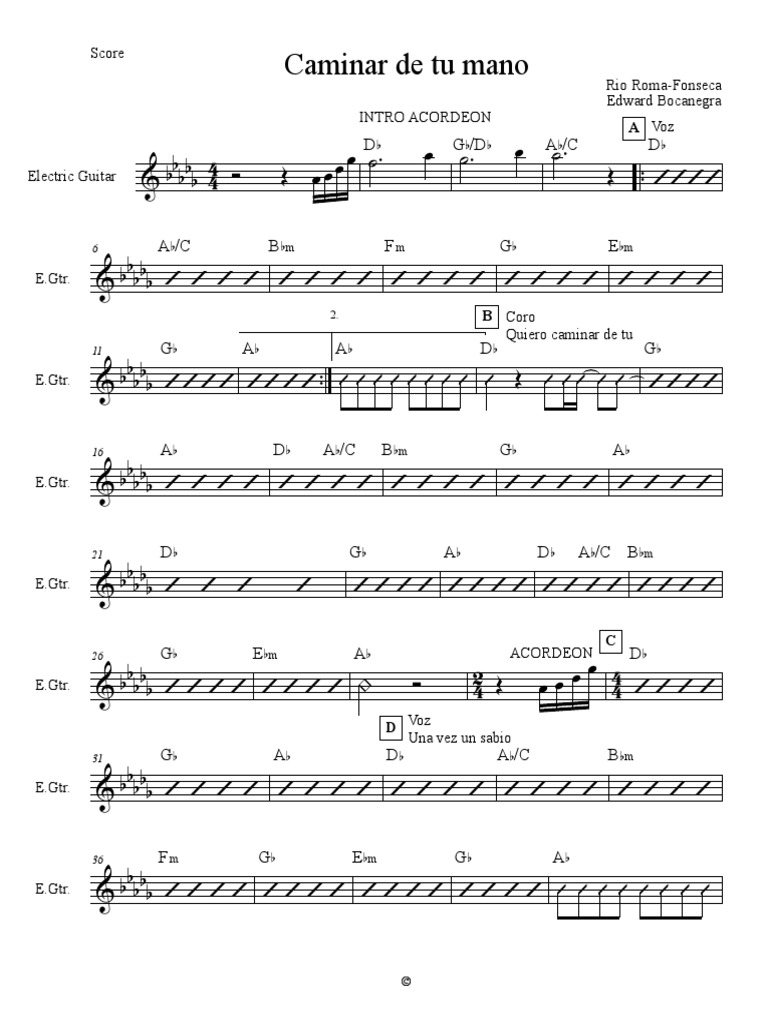 Caminar de Tu Mano Fonseca | PDF