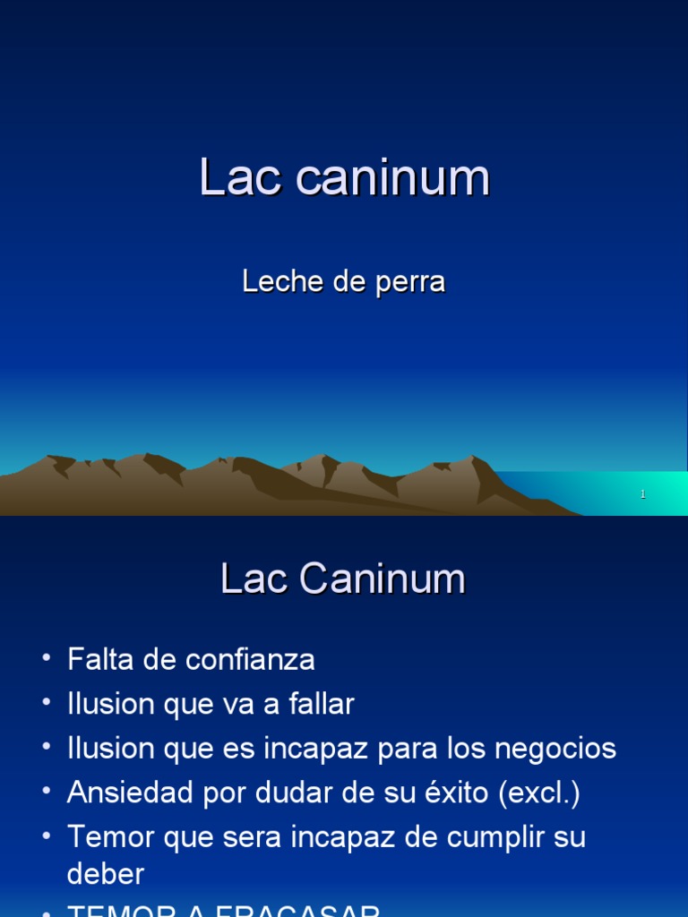 Lac Caninum y Lac Felinum Dra. Macagno 19-11-09 | PDF | Especialidades ...