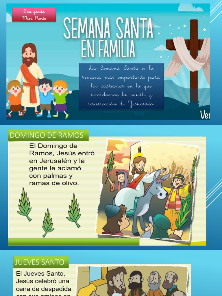 Diapositivas de Semana Santa para Niños | PDF | Ciencias sociales ...
