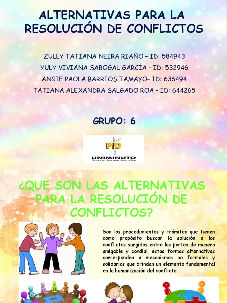 Power Point de Resolucion de Conflictos | PDF | Negociación | Cognición