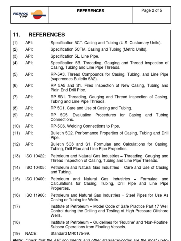 API Specifications and References Guide | PDF
