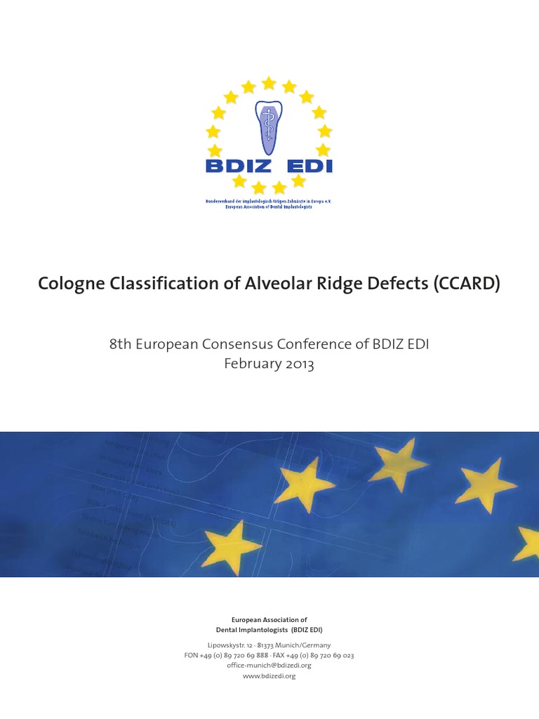 Cologne Classification of Alveolar Ridge PDF | PDF | Dental Implant ...
