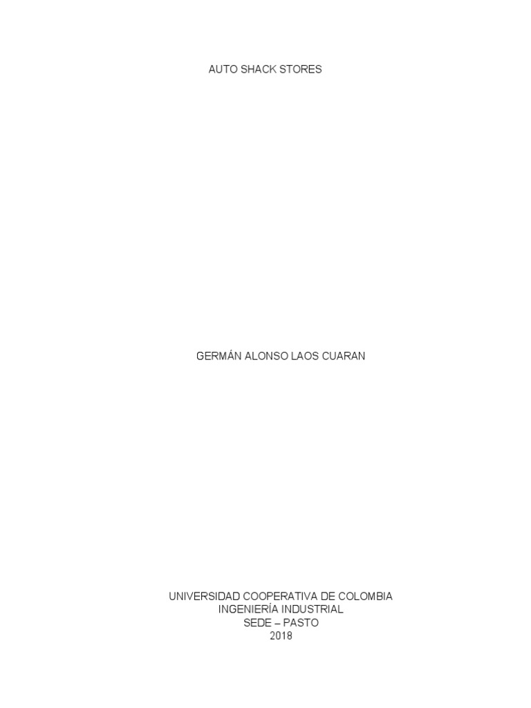 Auto Shack Stores | PDF