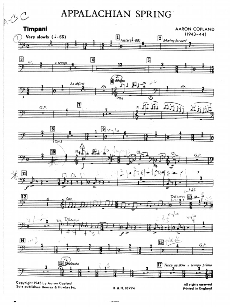 Appalachian Spring (Xylophone) PDF | PDF