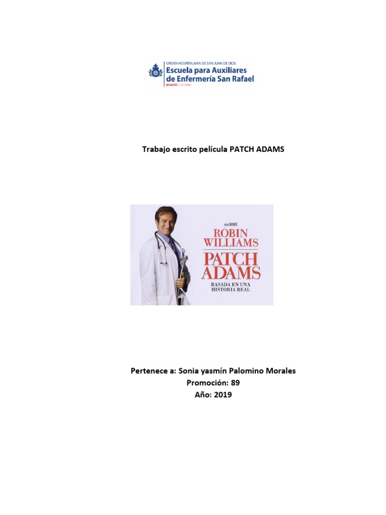 Análisis de Patch Adams: Risa y Medicina | PDF | Paciente | Medicina