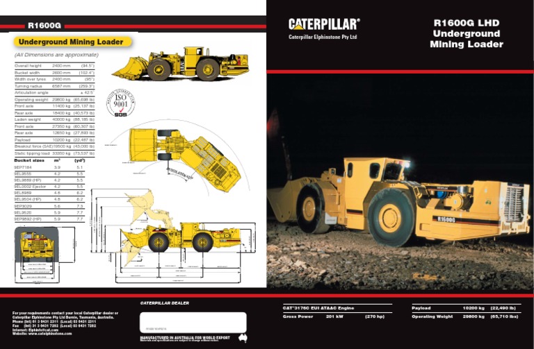 Catalogo R1600G LHD | PDF | Loader (Equipment) | Motor Vehicle
