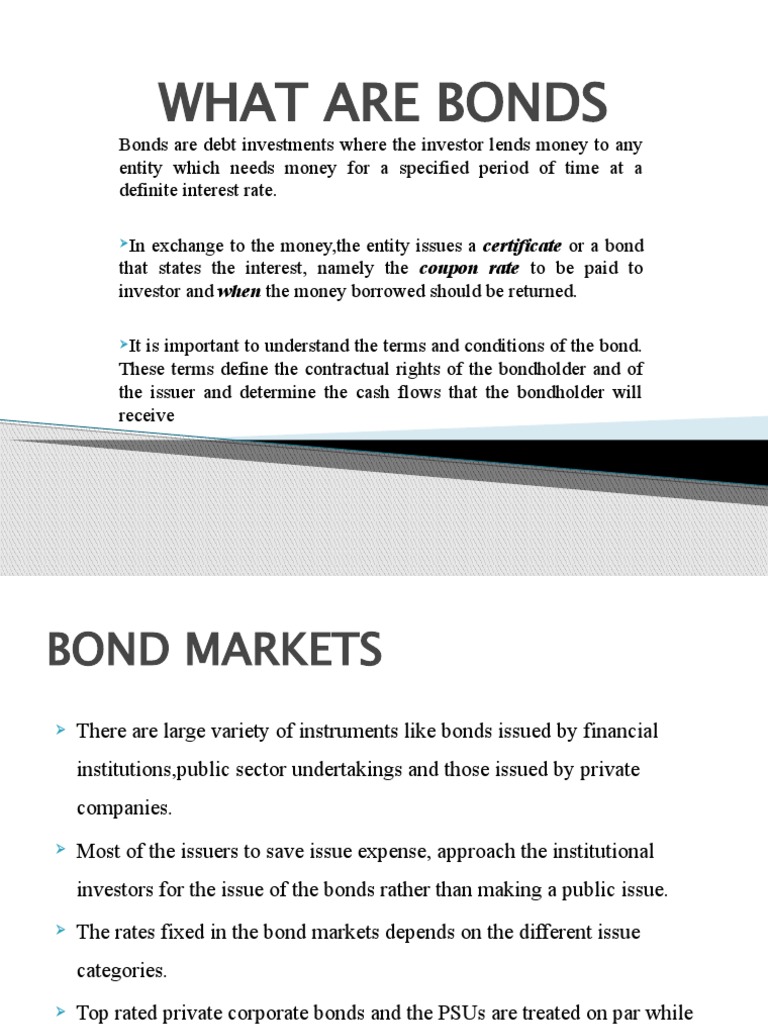 Bonds | PDF | Bonds (Finance) | Interest
