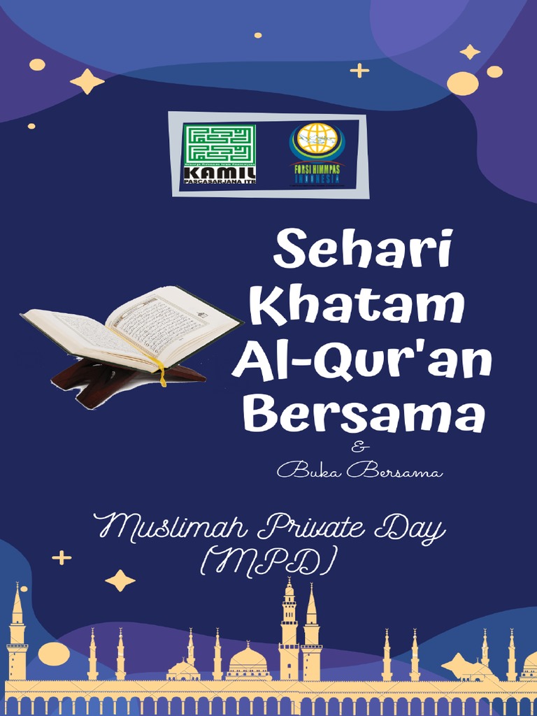 Proposal Sehari Khatam Al-Qur'an Dan Buka | PDF