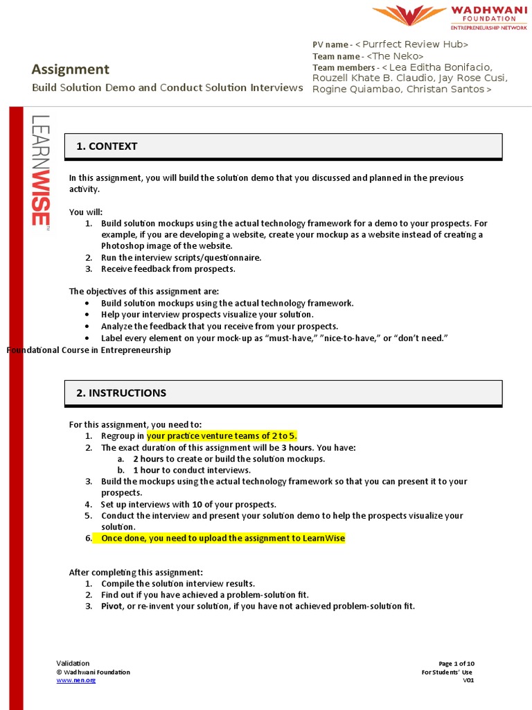 Assignment: 1. Context | PDF | Business