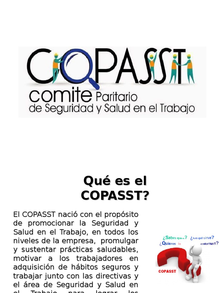 Estructura y Funciones del COPASST | PDF | Gobierno