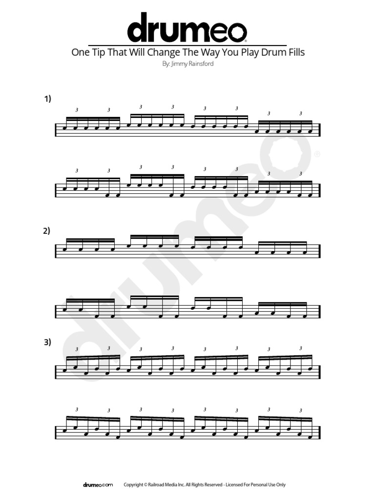 07 One Tip That Will Change The Way You Play Drum Fills | PDF
