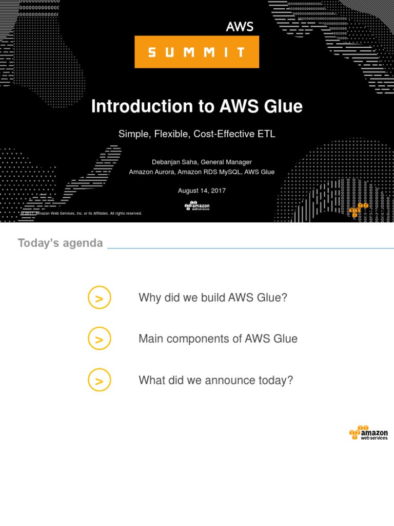 Aws Glue Information | PDF | Metadata | Amazon Web Services