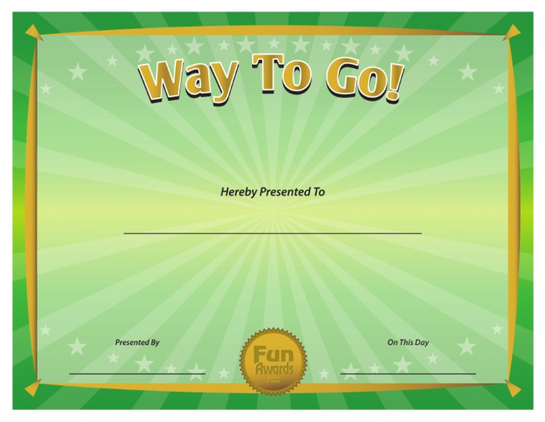 Way To Go | PDF