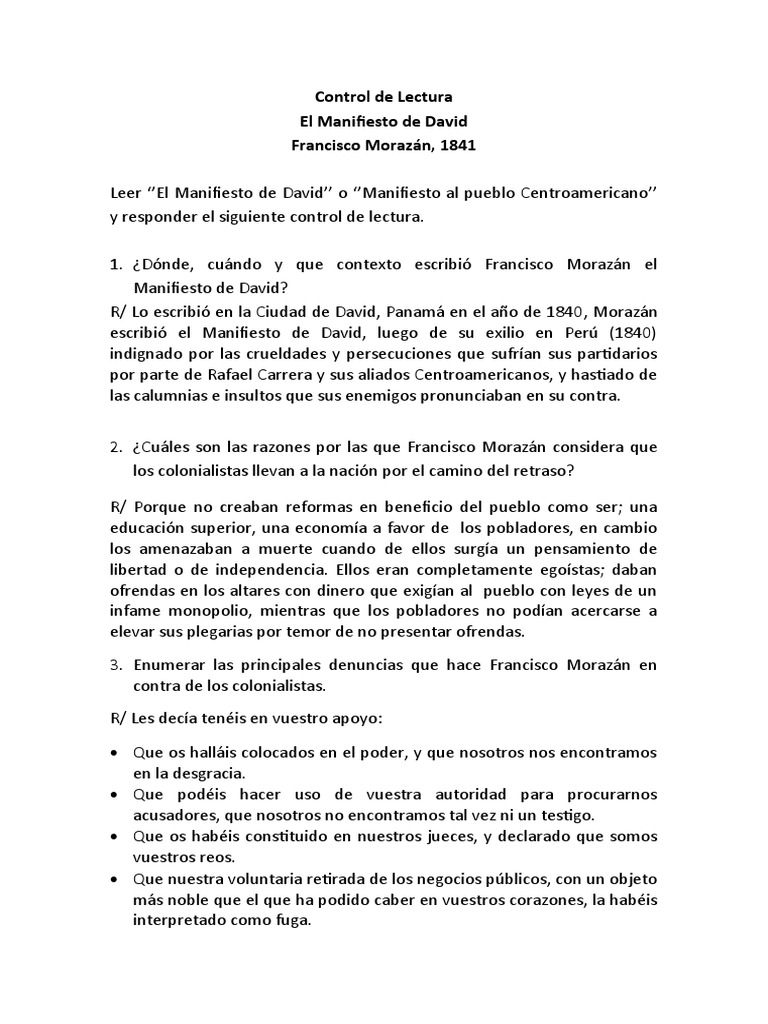 Control de Lectura | PDF | Agitación