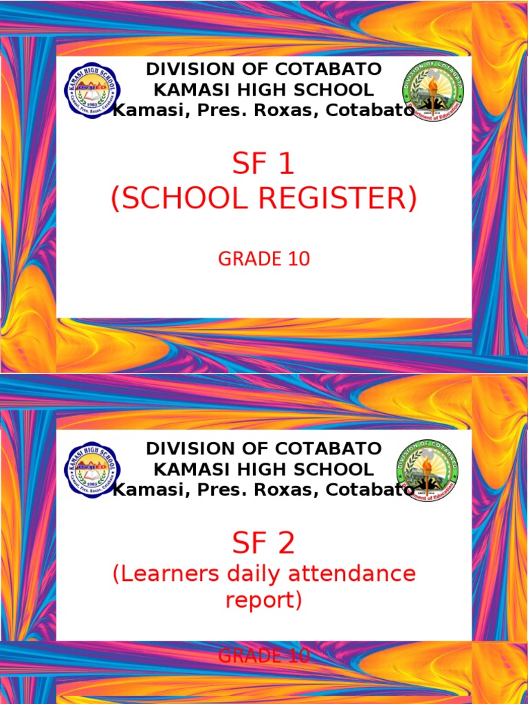 SF1 (School Register) : Grade 10 | PDF