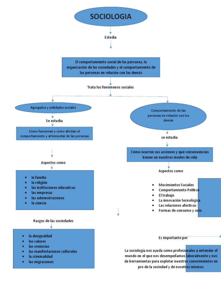 Mapa Conceptual Humanidades | PDF | Sociedad | Sociología