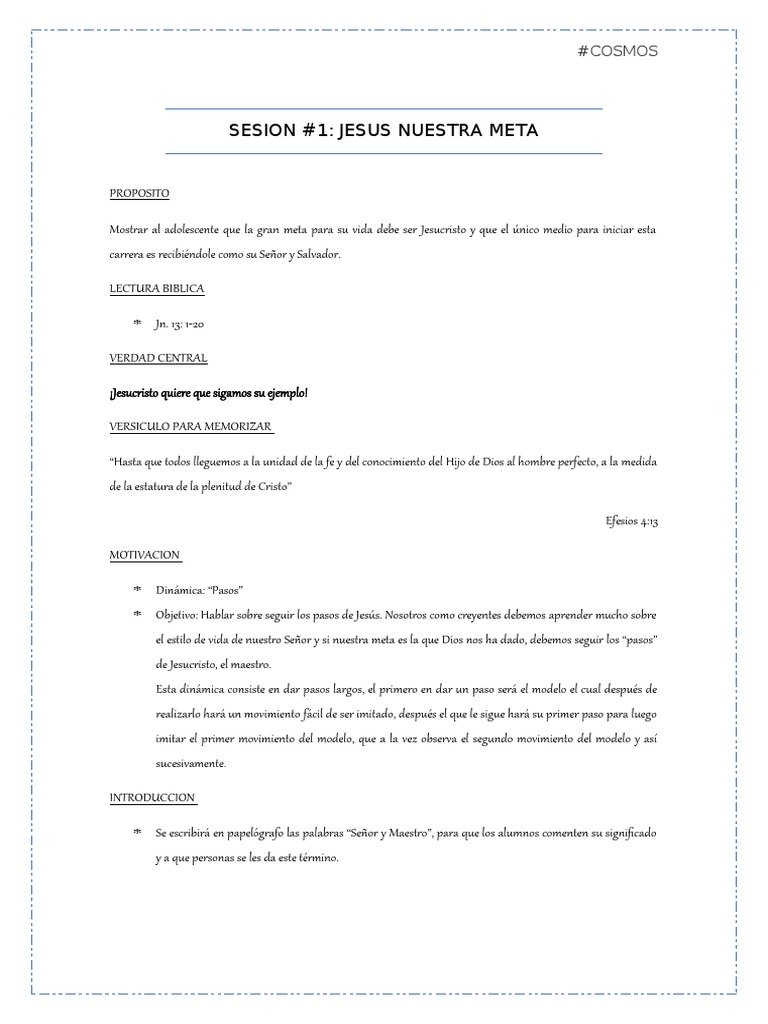 Clases De Ebdv Pdf Misionero Jesús