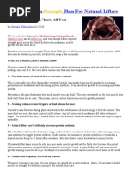 Power Lifting Matrix | PDF | Weight Training | Strength Training