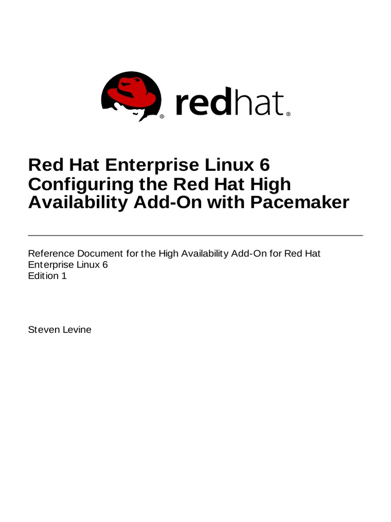 Red Hat Enterprise Linux-6-Configuring The Red Hat High Availability ...