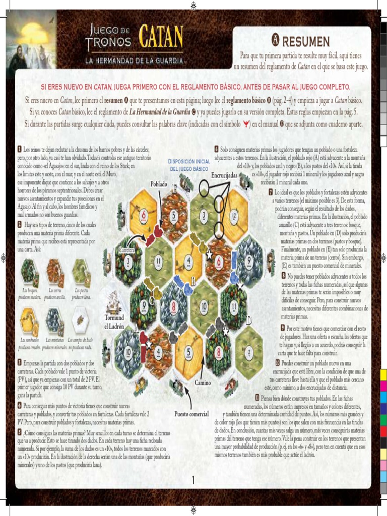 CATAN JDT ReglasES | PDF | Ocio | Deportes