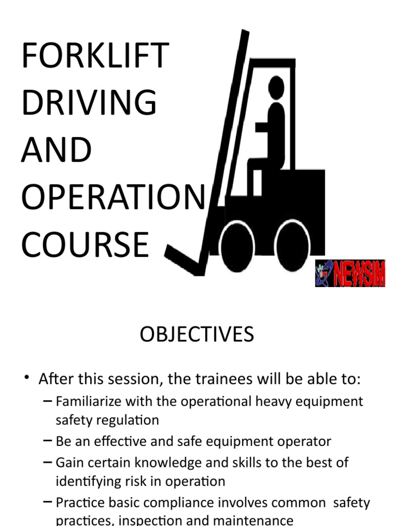 Forklift Safety and Operation Training Guide | PDF | Forklift ...
