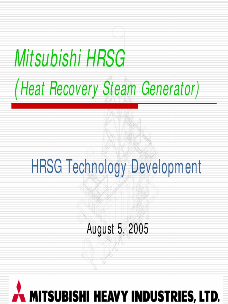 HRSG 04 HRSG Technology | PDF | Boiler | Sustainable Technologies