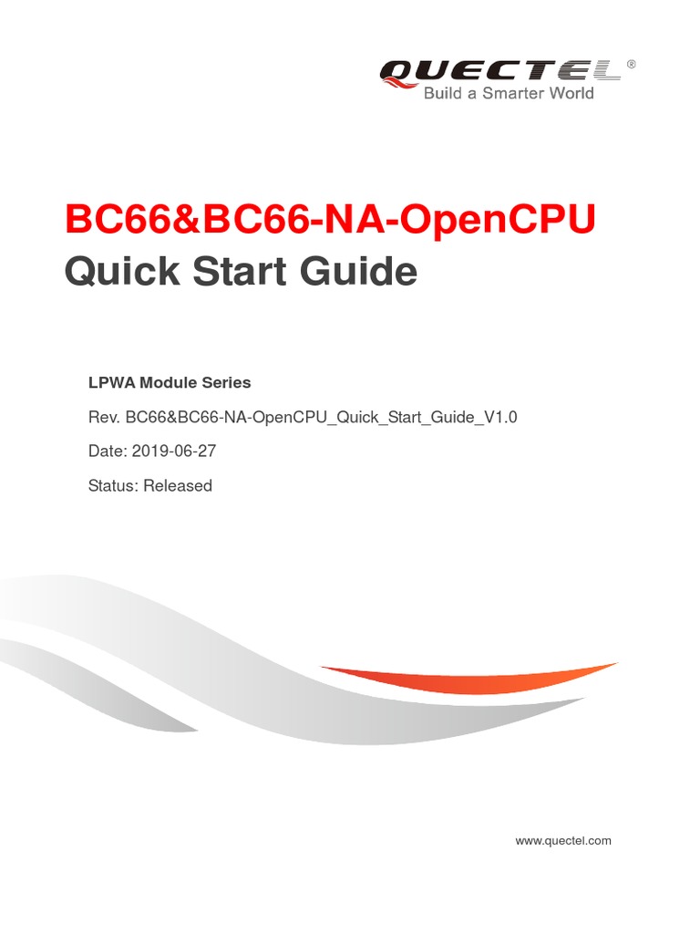 Bc66&Bc66-Na-Opencpu: Quick Start Guide | PDF | Application Programming Interface | Computer File