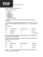 Understanding Korean Batchim Rules | PDF | Consonant | Human Voice