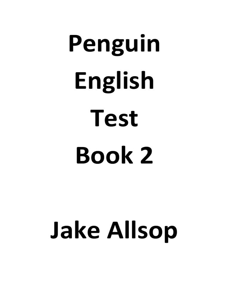 Penguin English Test Book 2 (Jake Allsop) | PDF | Verb