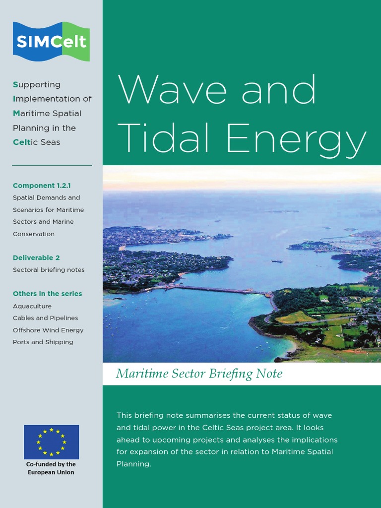D2e - Wave and Tidal Briefing Note | PDF | Renewable Energy | Kyoto ...